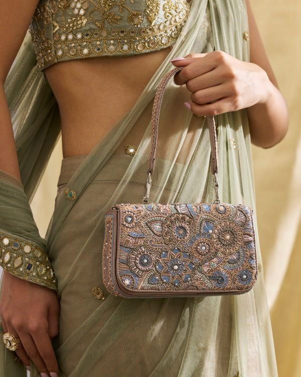 Buy Handcrafted Blue Soiree : Bag Online - Fizzy Goblet