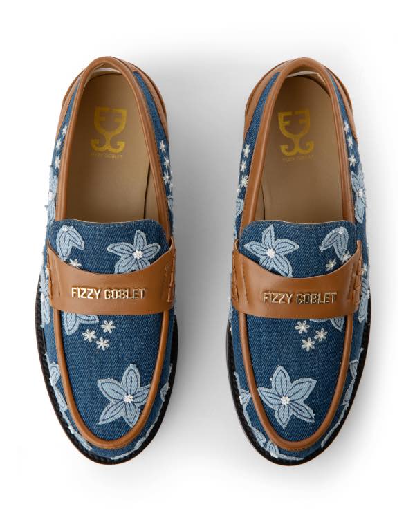 Buy Handcrafted Blueberry Hill : Chunky Loafers Online - Fizzy Goblet